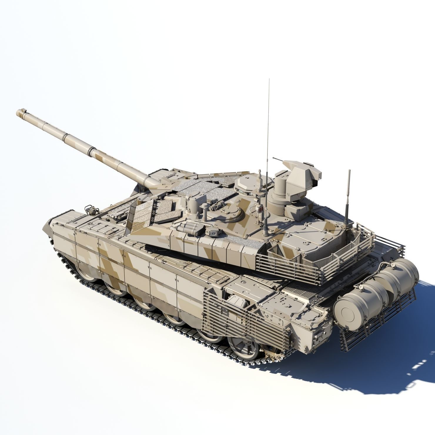 T-90MC 3D model animated | CGTrader