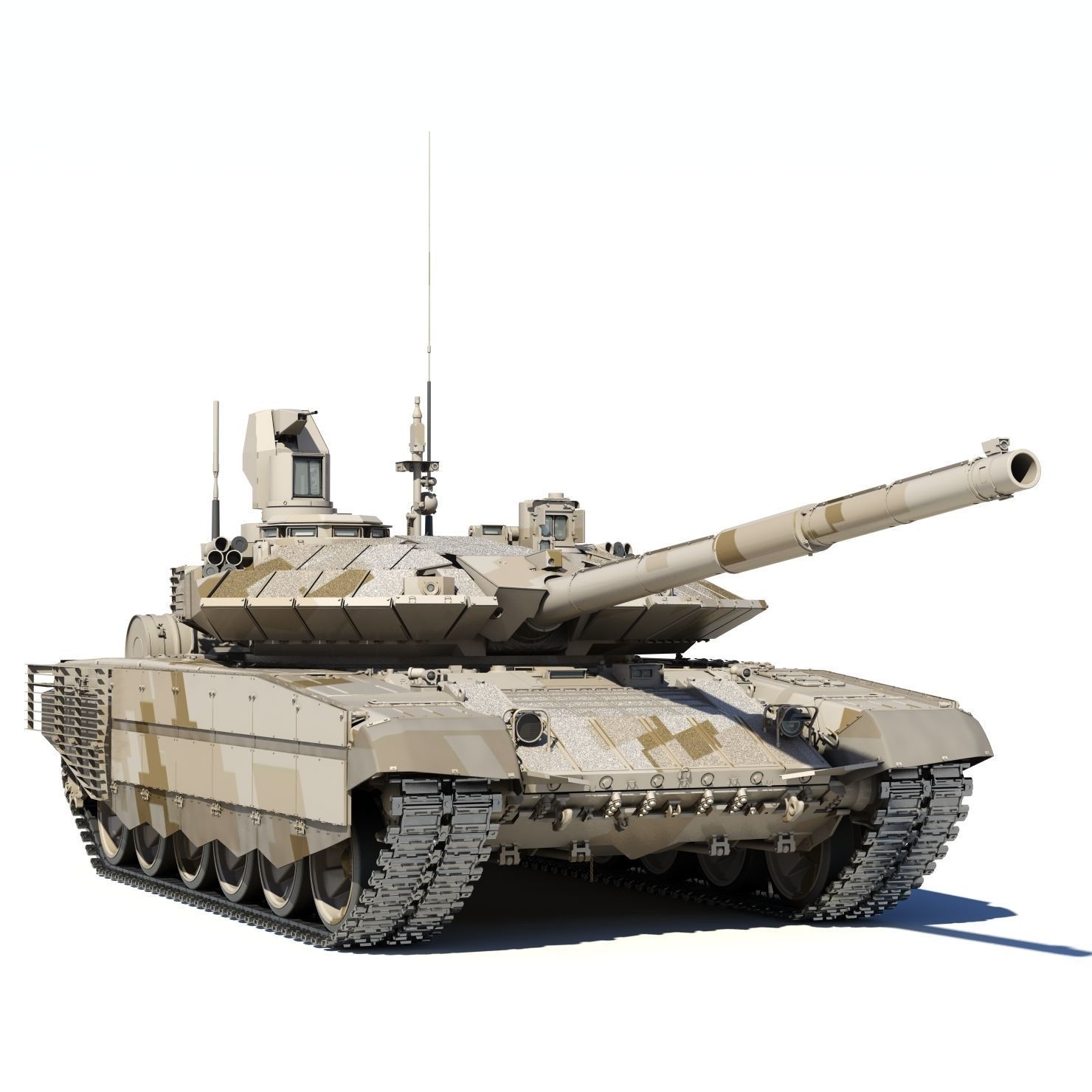 T-90MC 3D model animated | CGTrader