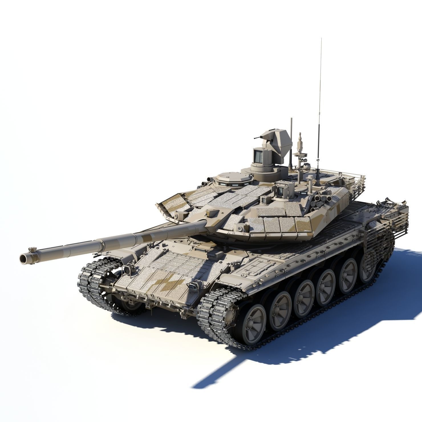 T-90MC 3D model animated | CGTrader