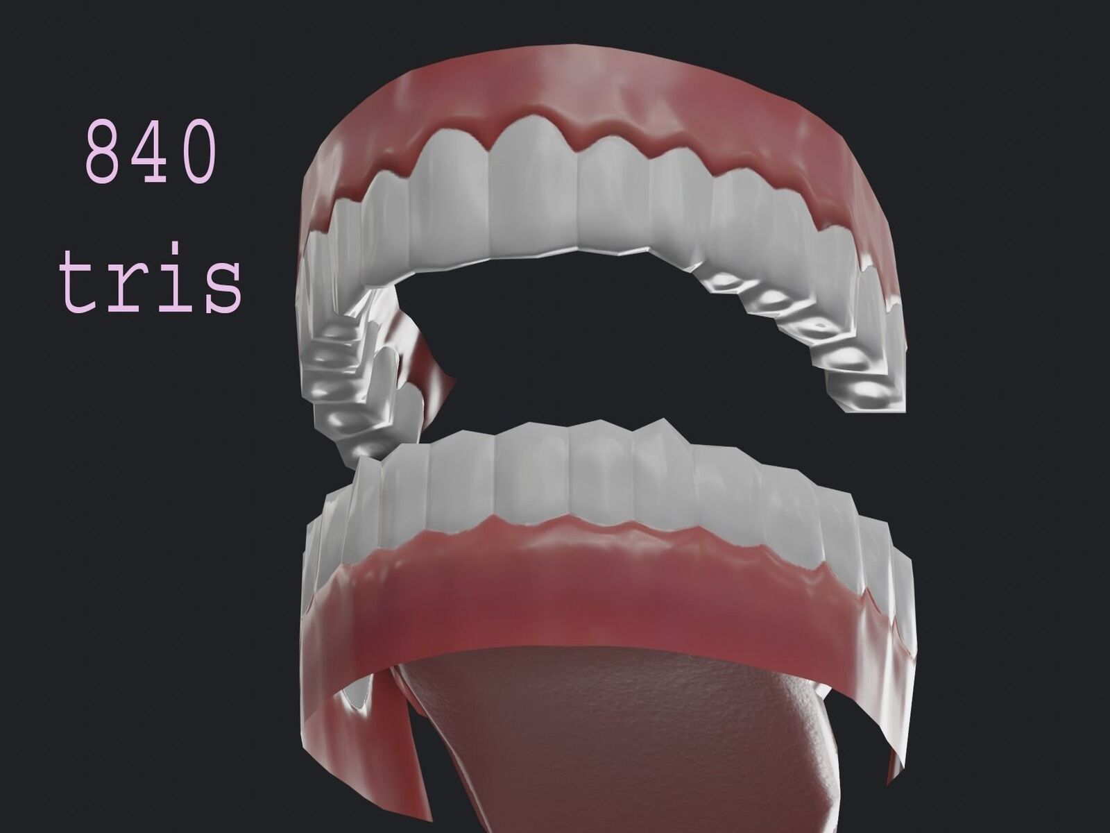 3D model Teeth Mouth VR / AR / low-poly | CGTrader