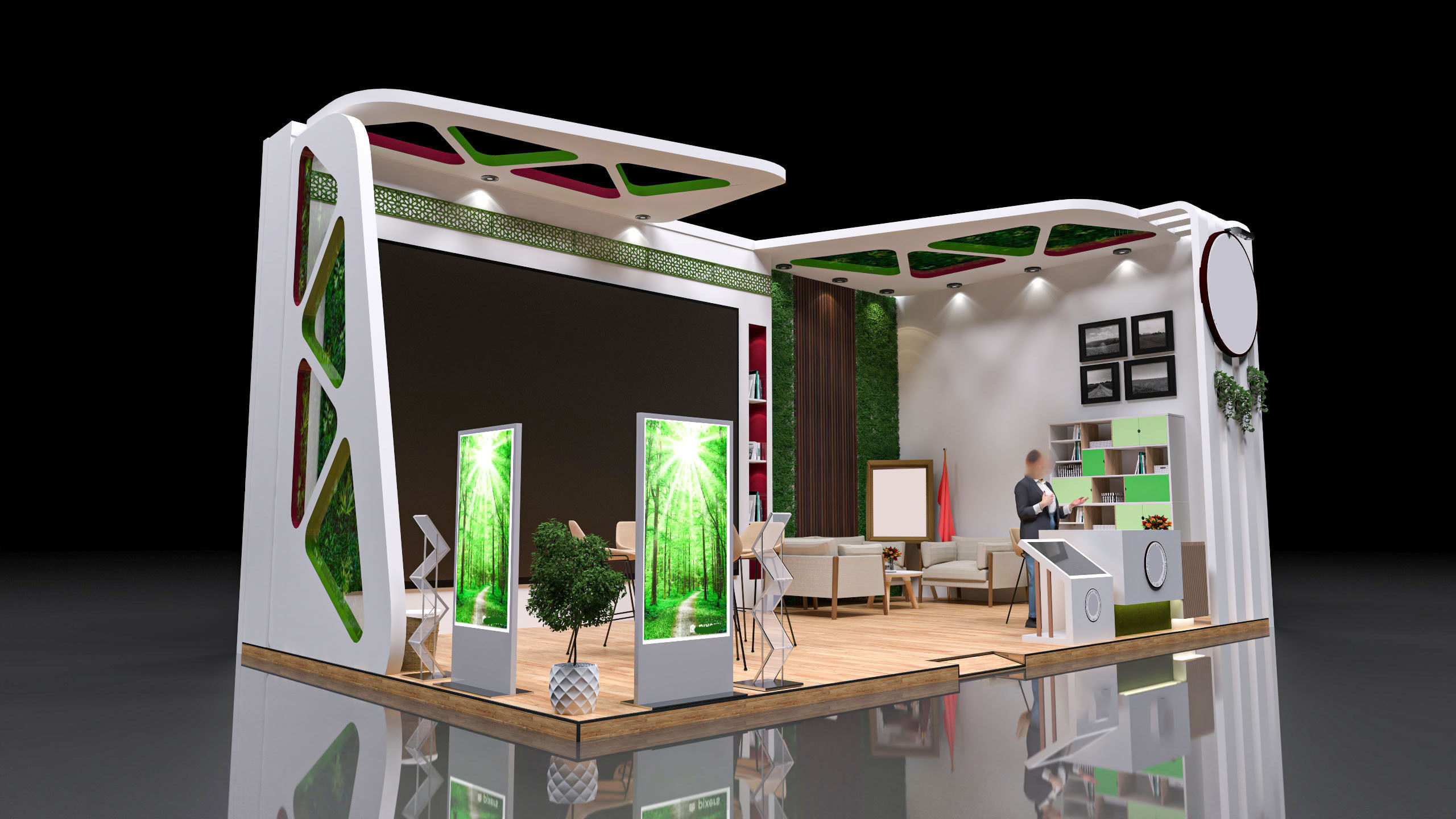 Exhibition stands 3D model 3D model | CGTrader