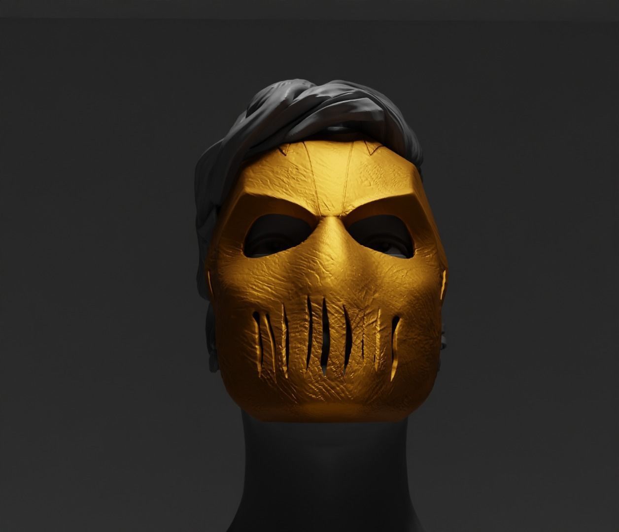 DC Comics Cosplay Face Mask 3D model 3D printable | CGTrader