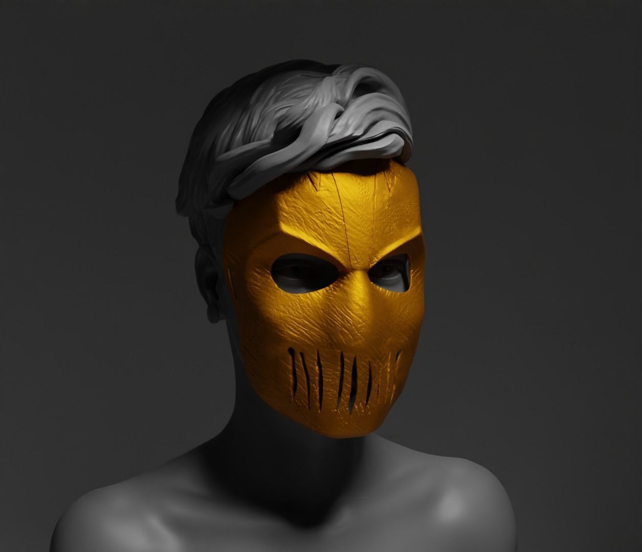 DC Comics Cosplay Face Mask 3D model 3D printable | CGTrader
