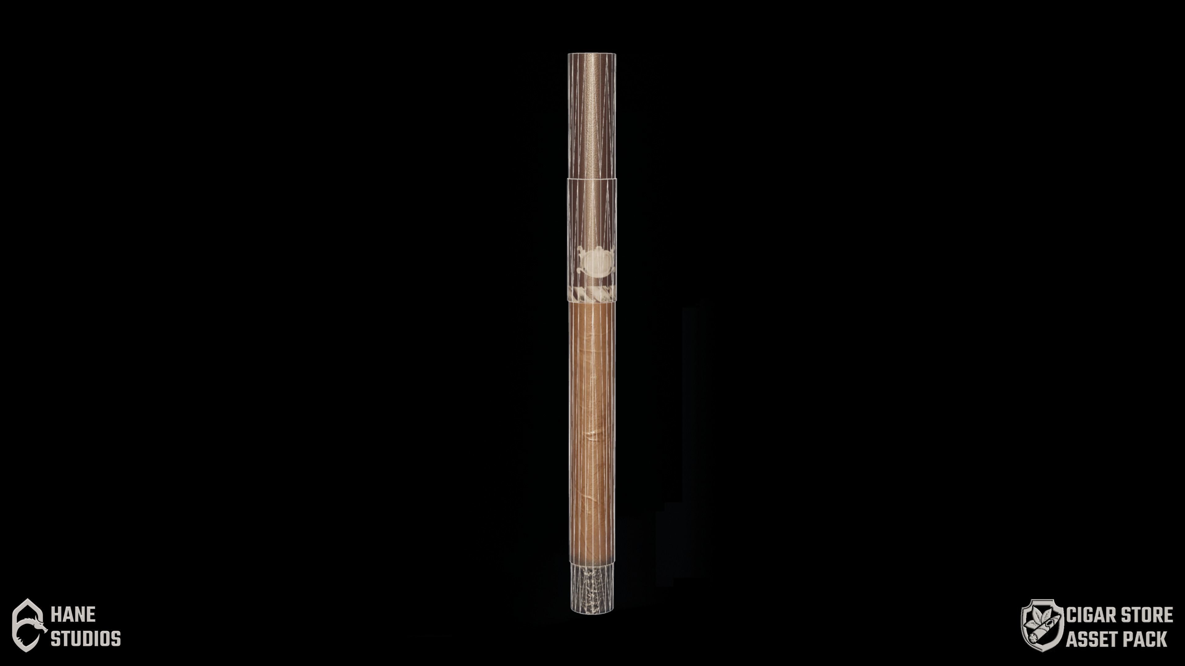 3D model Captain Black Cigar - Classic VR / AR / low-poly | CGTrader