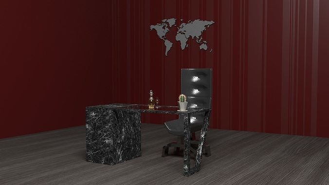 3D model Office room VR / AR / low-poly | CGTrader