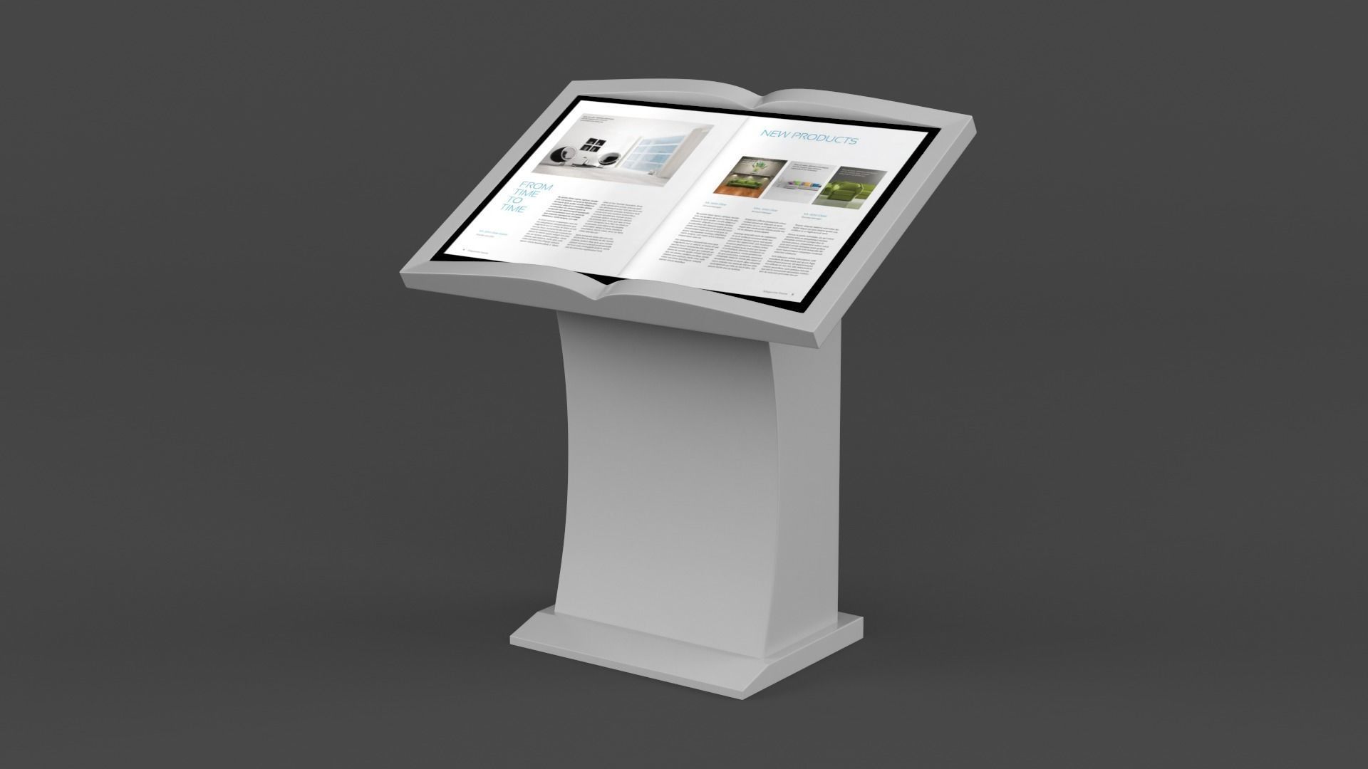 Information Kiosk 3D model | CGTrader
