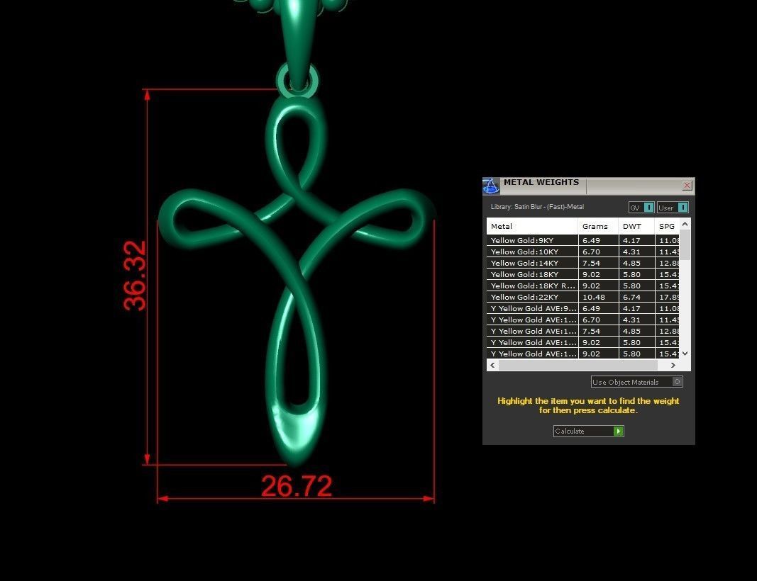 Cross Pendant Jesus Christ CP 39 3D model | CGTrader
