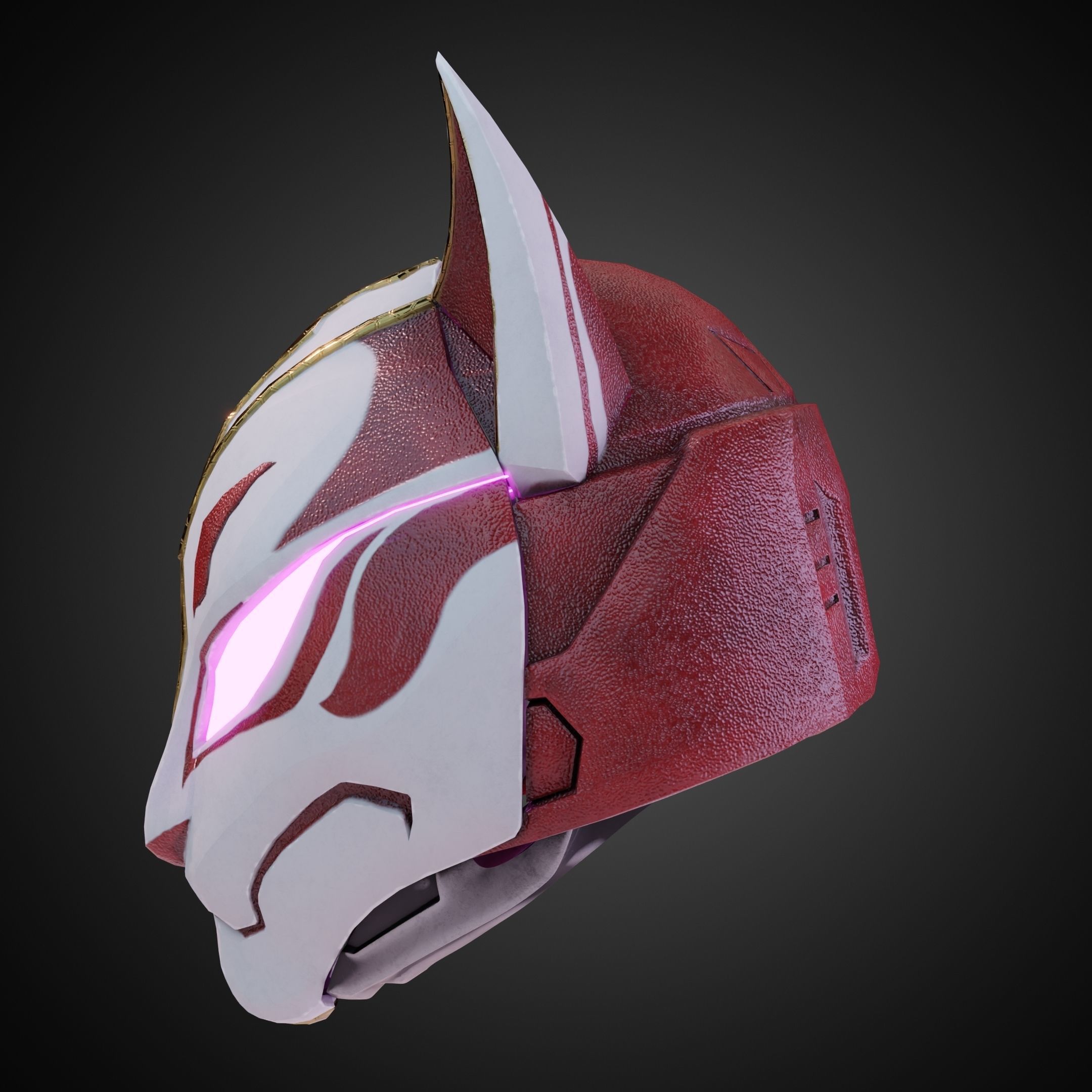 Destiny 2 Kitsune Warlock Helmet for Cosplay 3D model 3D printable ...