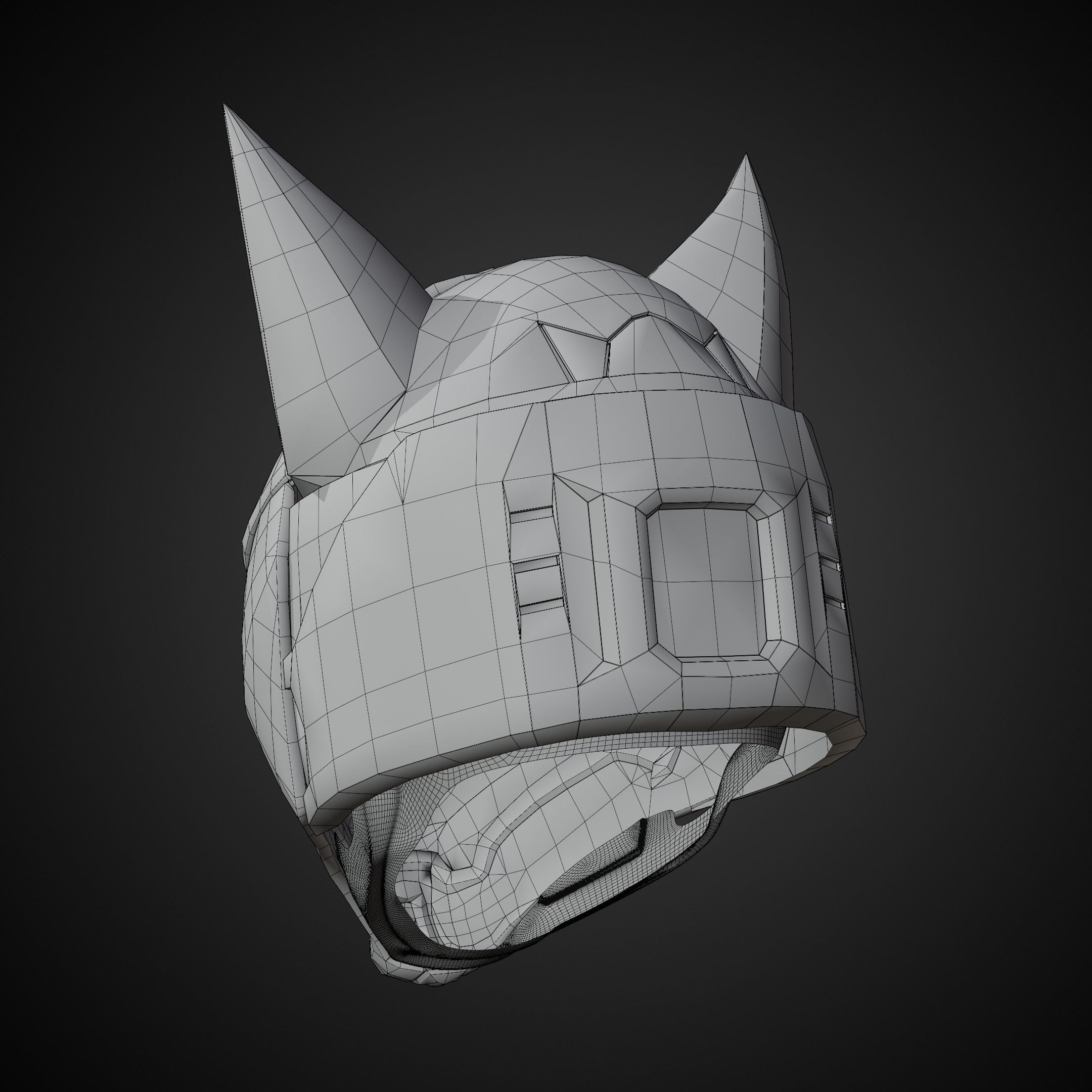 Destiny 2 Kitsune Warlock Helmet for Cosplay 3D model 3D printable ...
