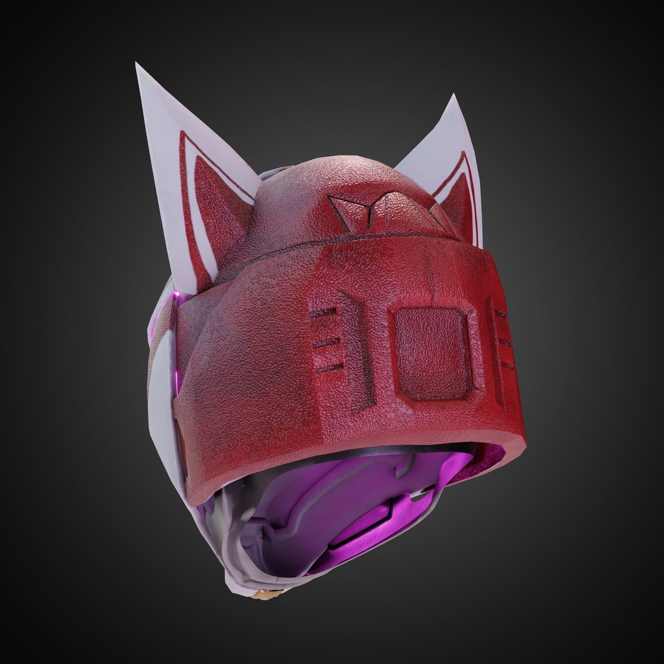 Destiny 2 Kitsune Warlock Helmet for Cosplay 3D model 3D printable ...