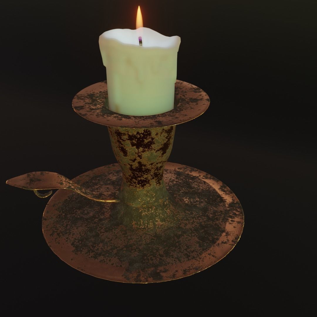 3D model Candle Flame 3D animated VR / AR / low-poly | CGTrader