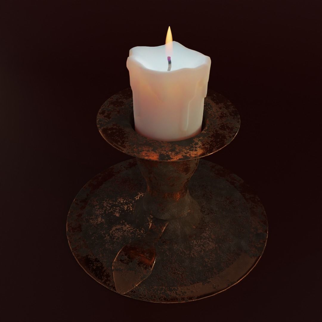 3D model Candle Flame 3D animated VR / AR / low-poly | CGTrader
