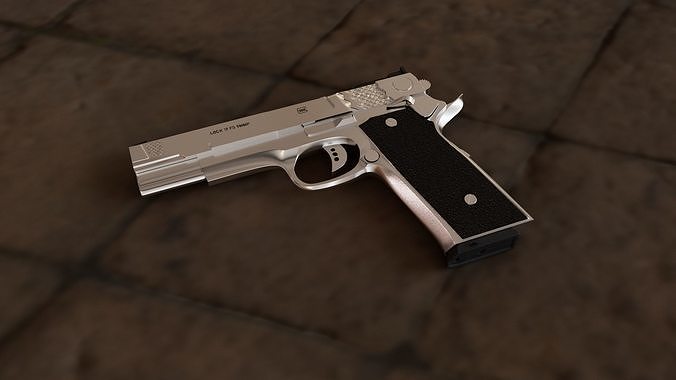 3D model pistol VR / AR / low-poly | CGTrader