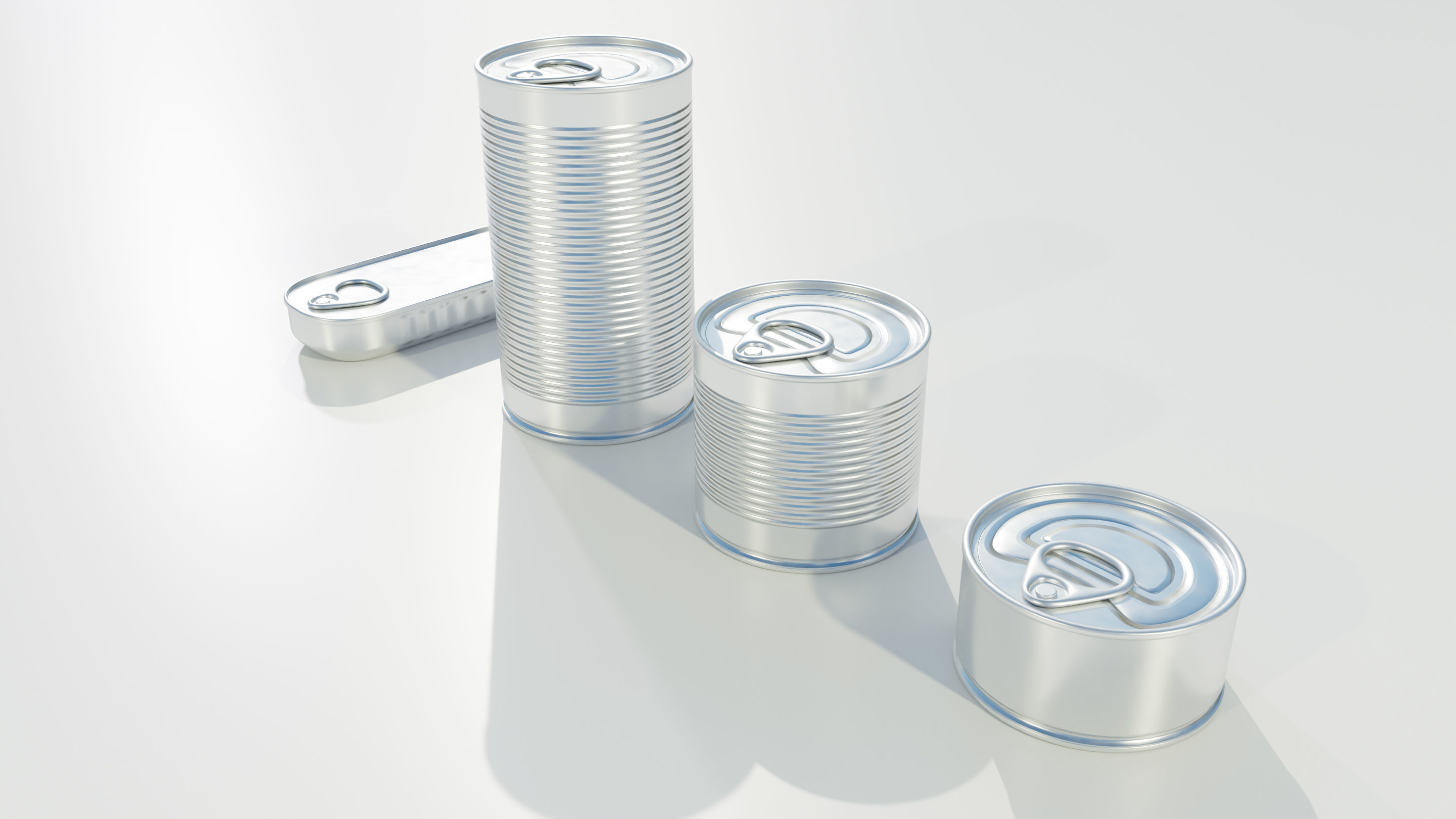 Standard Food Cans 3D model | CGTrader