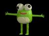 3D model plasticine frog in t pose VR / AR / low-poly | CGTrader