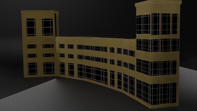 basic build model in brown and black free VR / AR / low-poly 3D model ...