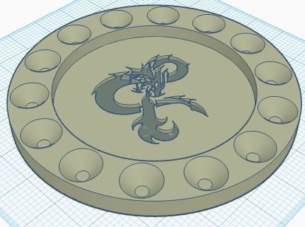 DND Dice Holder and Rollpad 3D model 3D printable | CGTrader