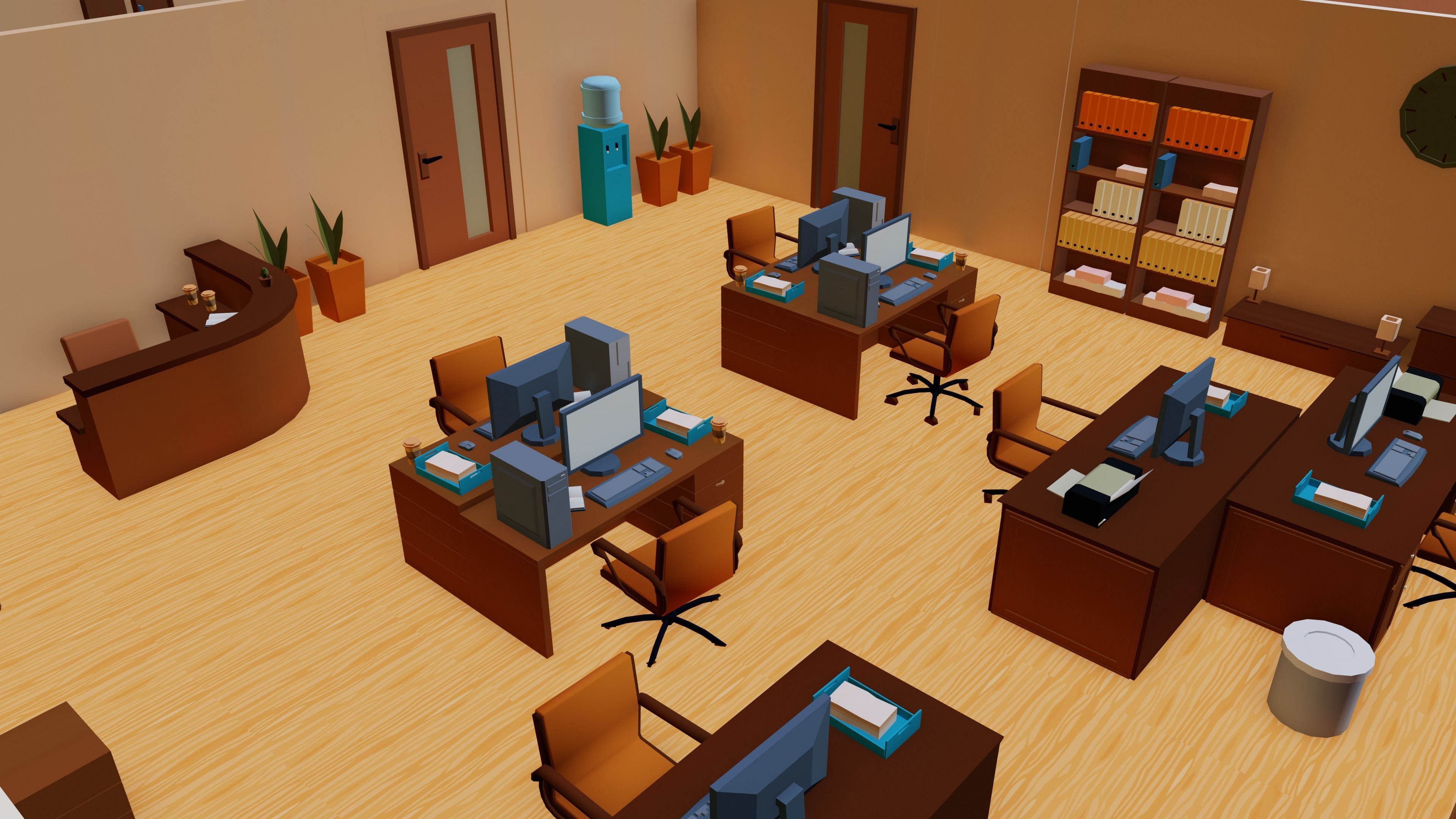 3D model Top-Down 3D Environment Pack for Interior Scenes - Game Ready ...