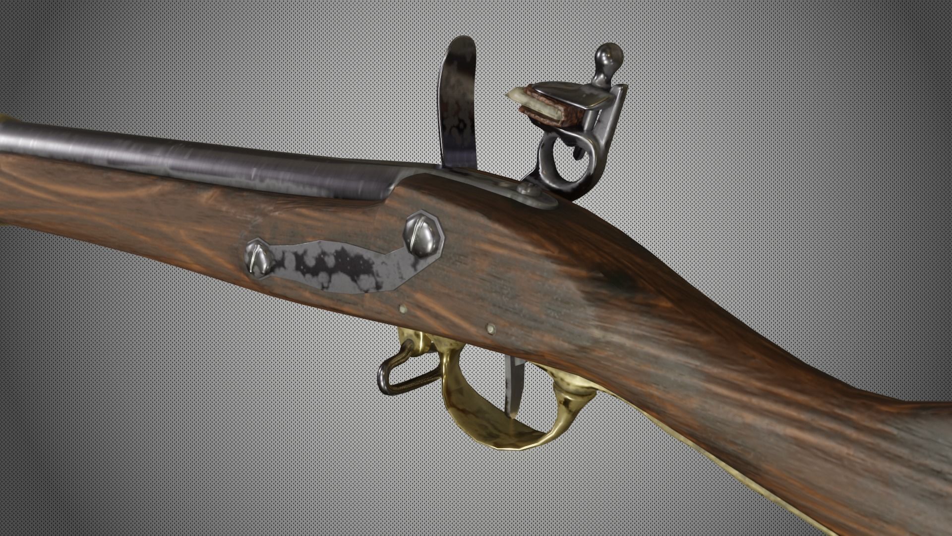 3D model Charleville musket VR / AR / low-poly | CGTrader