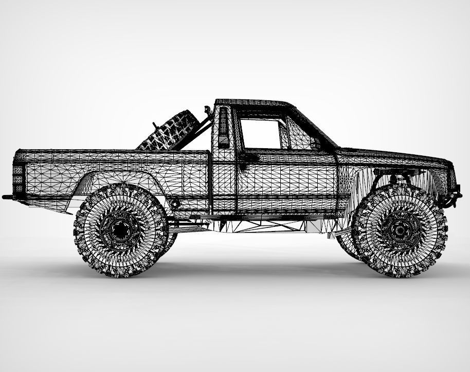 Jeep Comanche Zone Offroad 1994 3D model | CGTrader