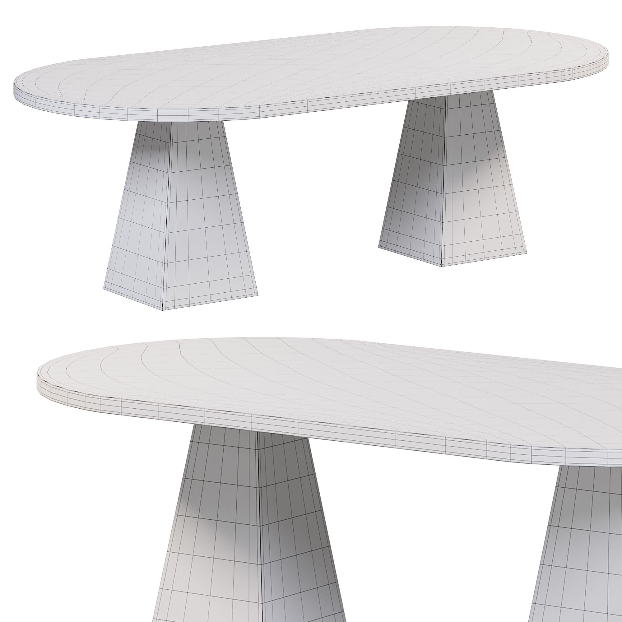 Dining Table MELBOURNE 2 by cazarina 3D model | CGTrader