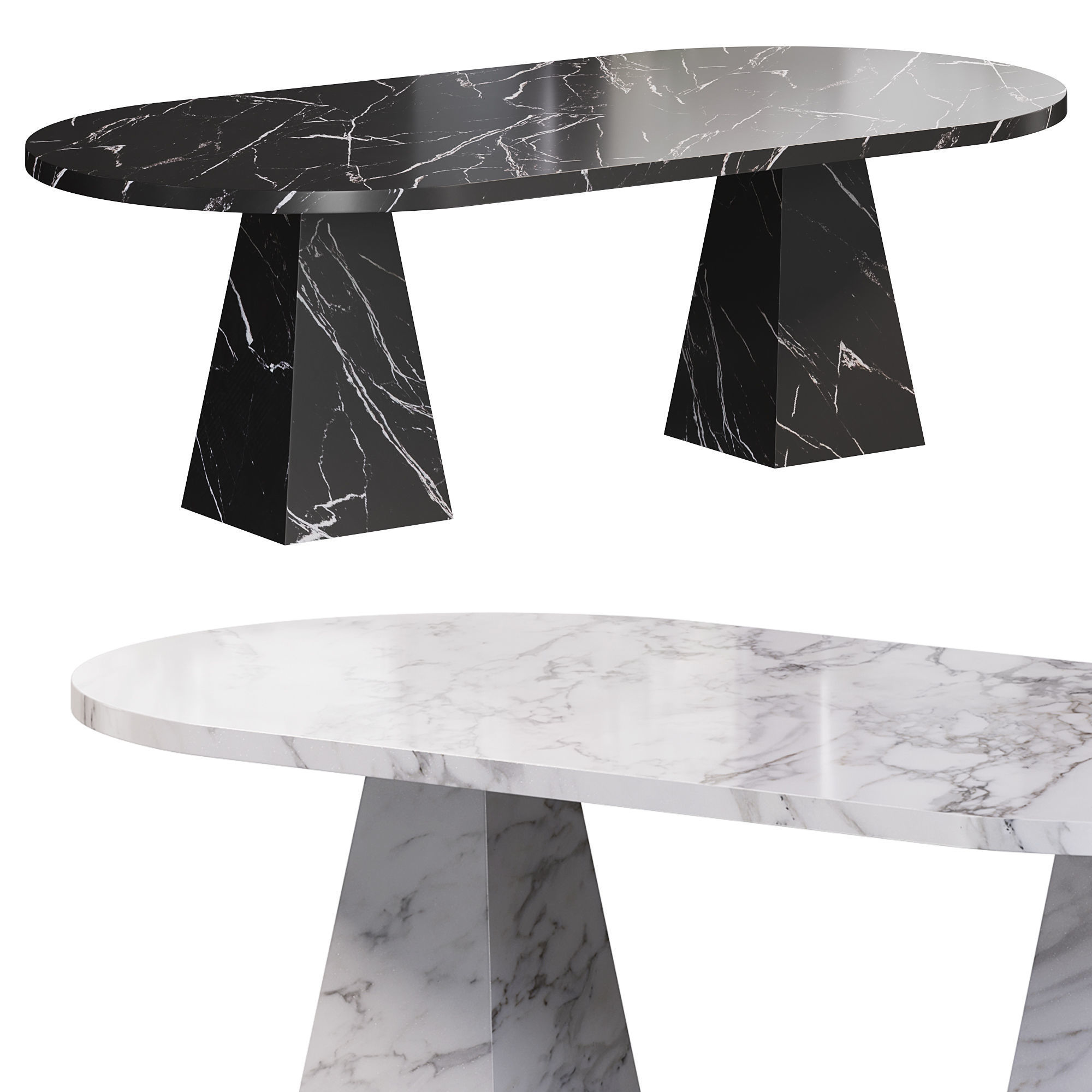 Dining Table MELBOURNE 2 by cazarina 3D model | CGTrader