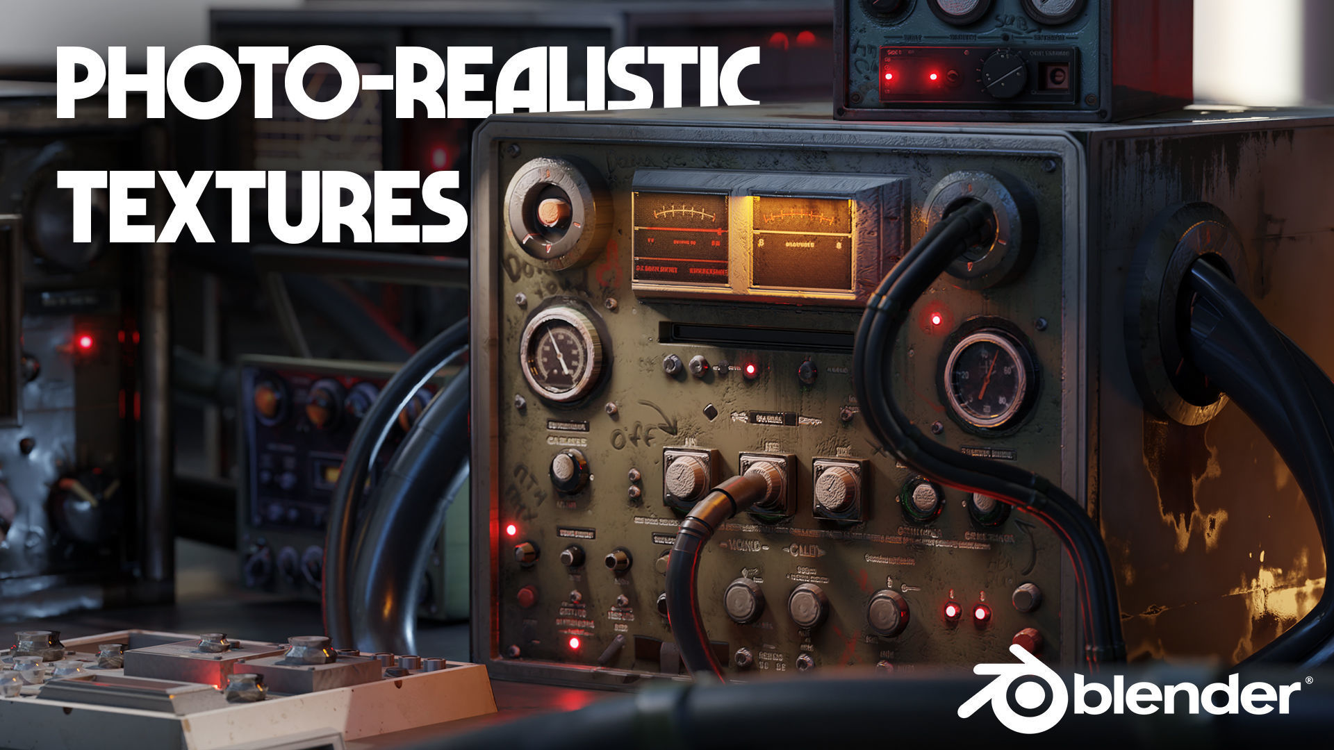 3D model Control Panels Kit-Old radio-Retro computer-Kitbash Pack VR ...