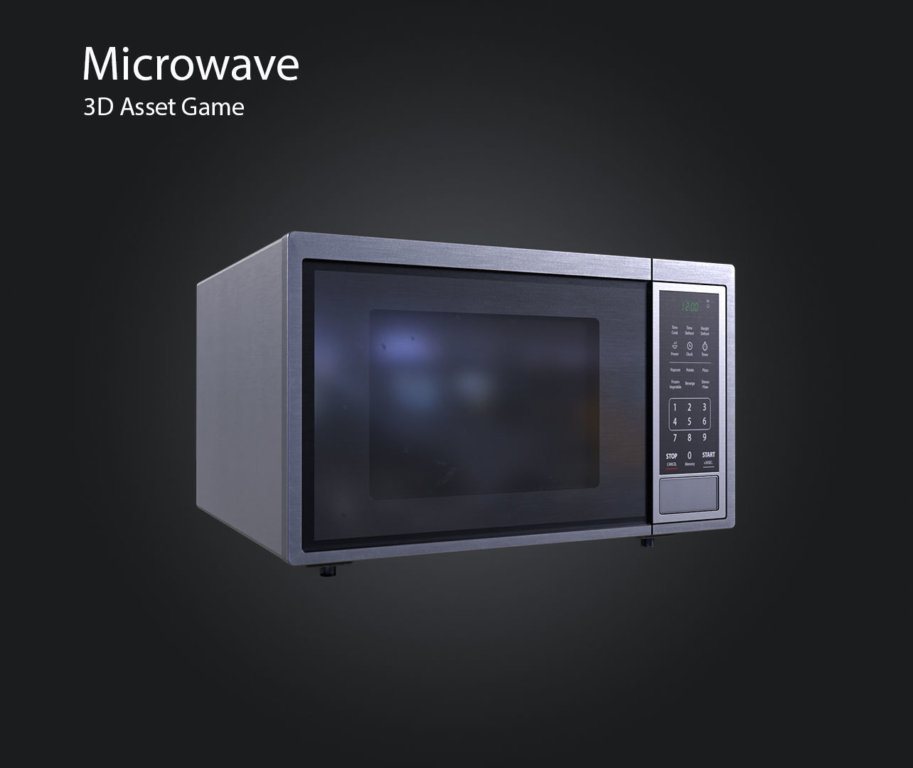 3D model Microwave VR / AR / low-poly | CGTrader