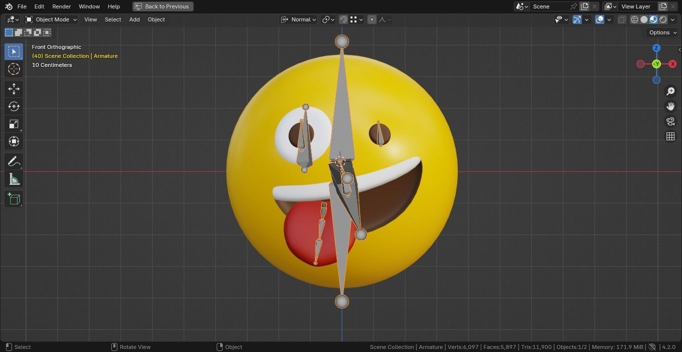 Silly Face Emoticon Emoji or Smiley 3D model animated rigged | CGTrader