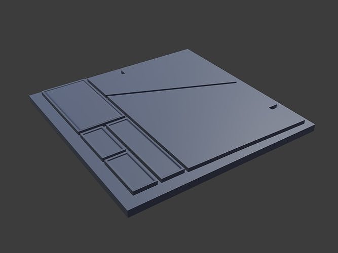 sci fi panel y 3D model | CGTrader