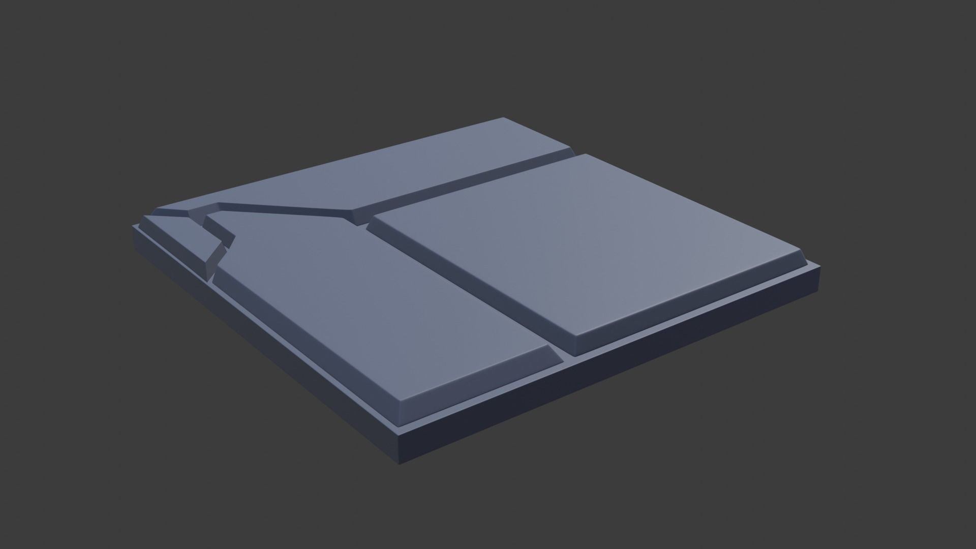 sci fi panel d 3D model | CGTrader