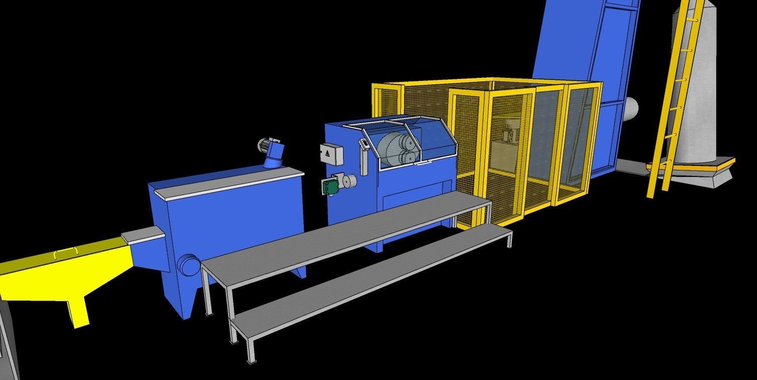 Laminador a frio--Cold rolling mill 3D model | CGTrader