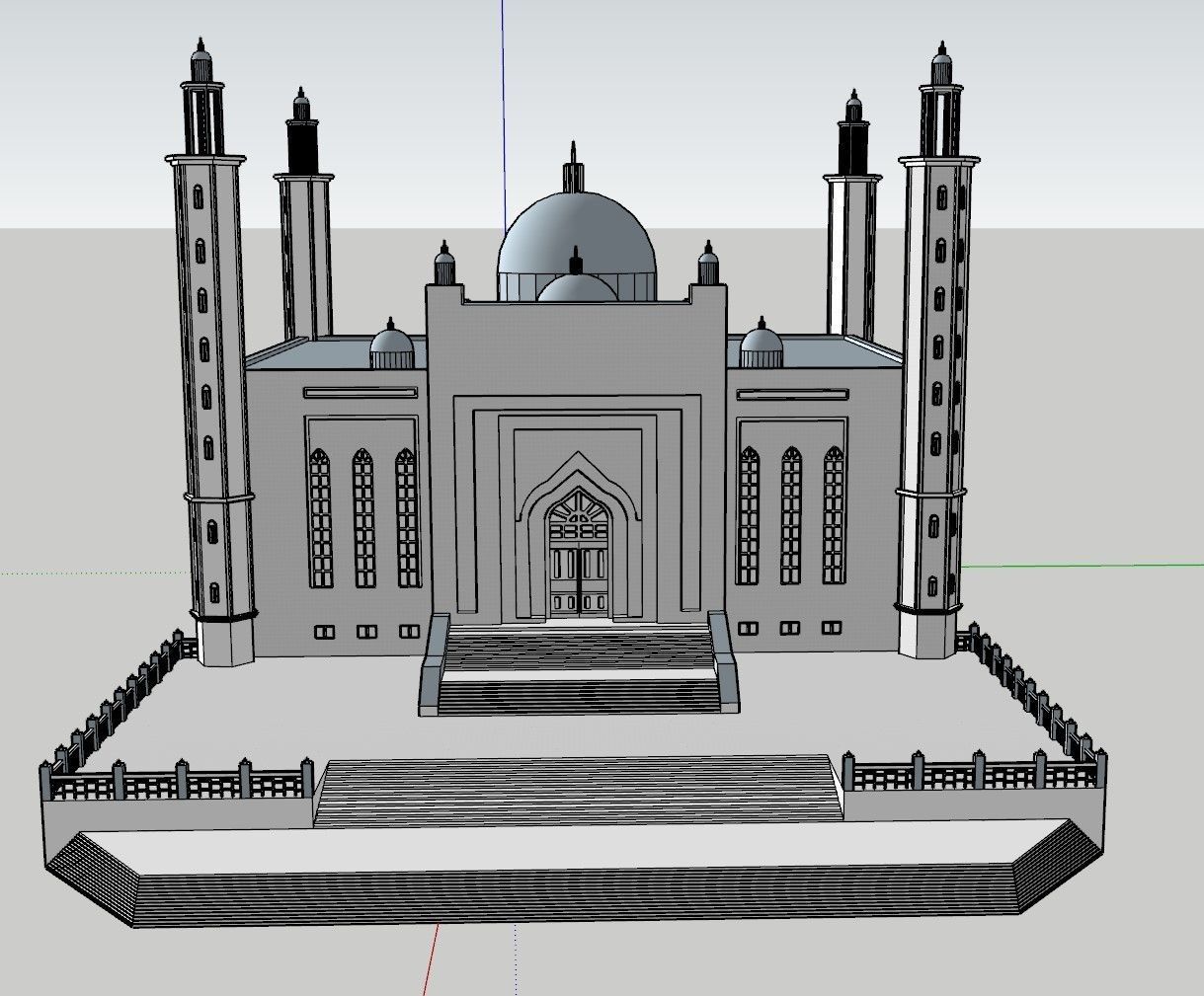 Mosque 3D model | CGTrader