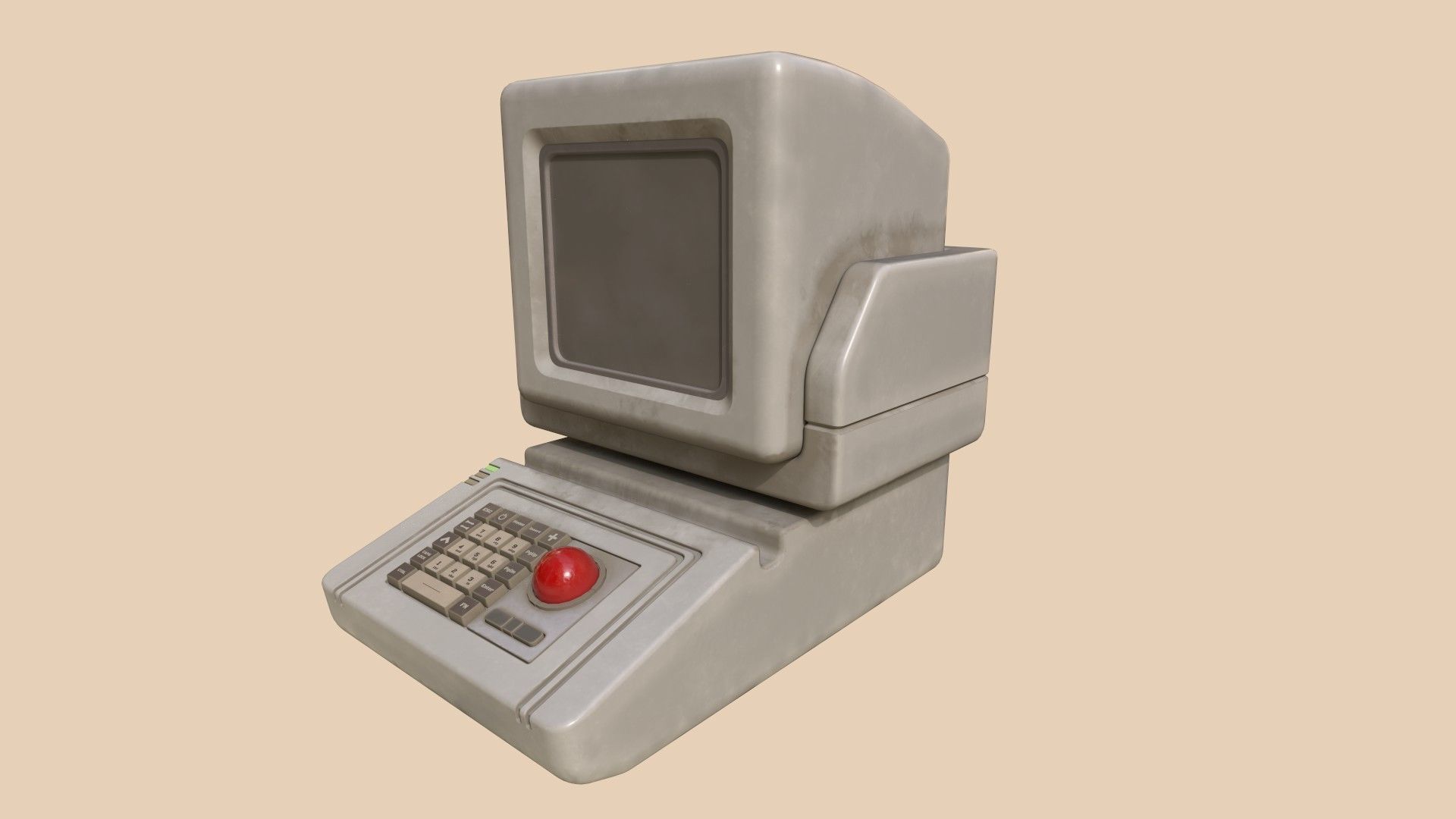 3D model Simple Retrofuturism PC VR / AR / low-poly | CGTrader