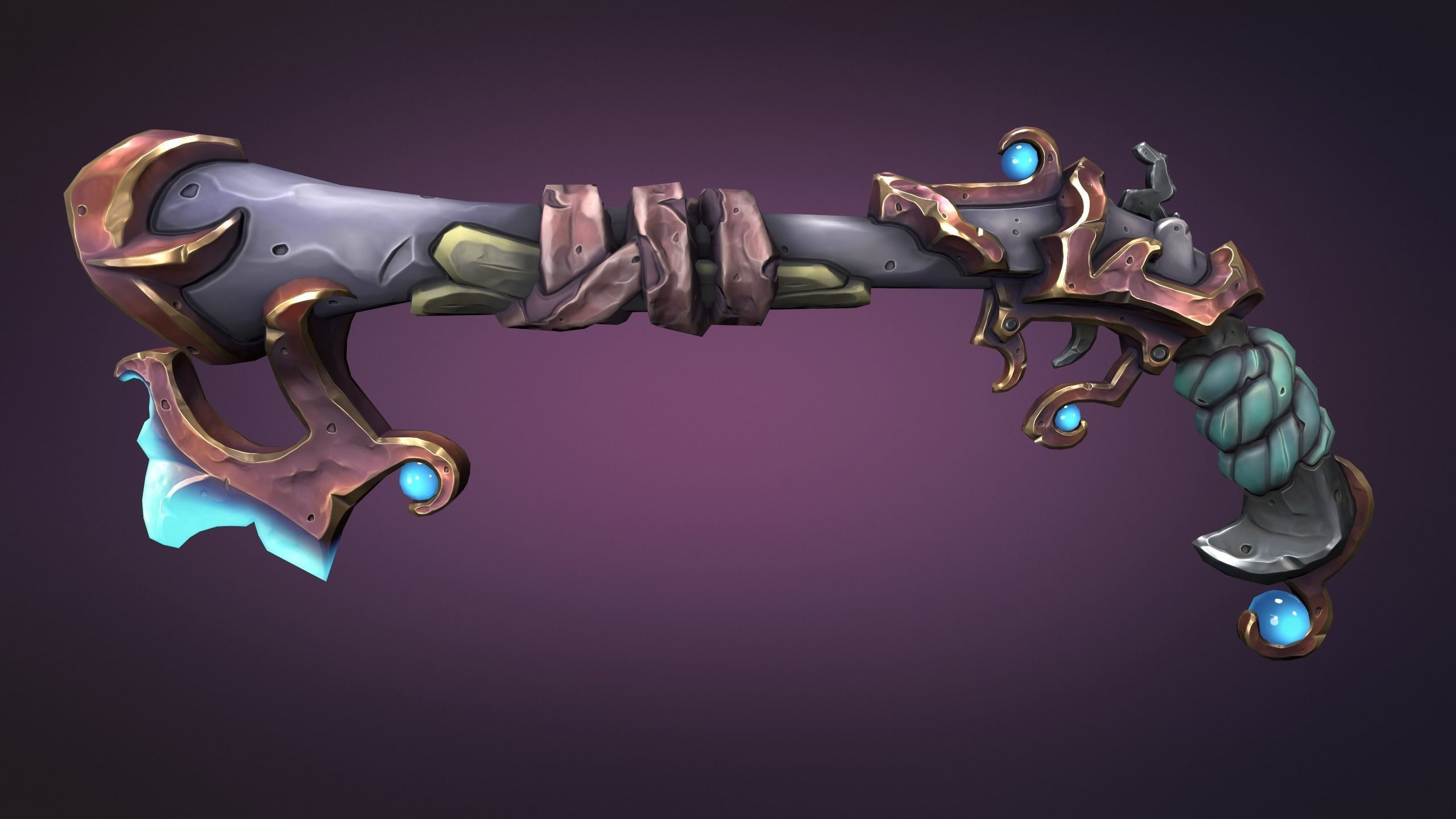Pirate musket 3d print 3D model 3D printable | CGTrader