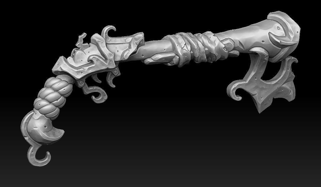 Pirate musket 3d print 3D model 3D printable | CGTrader