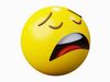 Exhausted or Weary Emoticon Emoji or Smiley 3D model animated rigged ...