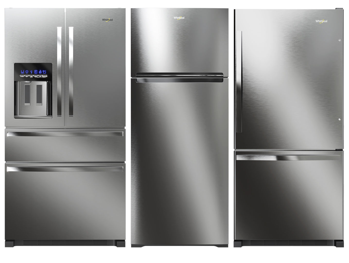 Whirlpool Refrigerator Collection 3D model | CGTrader