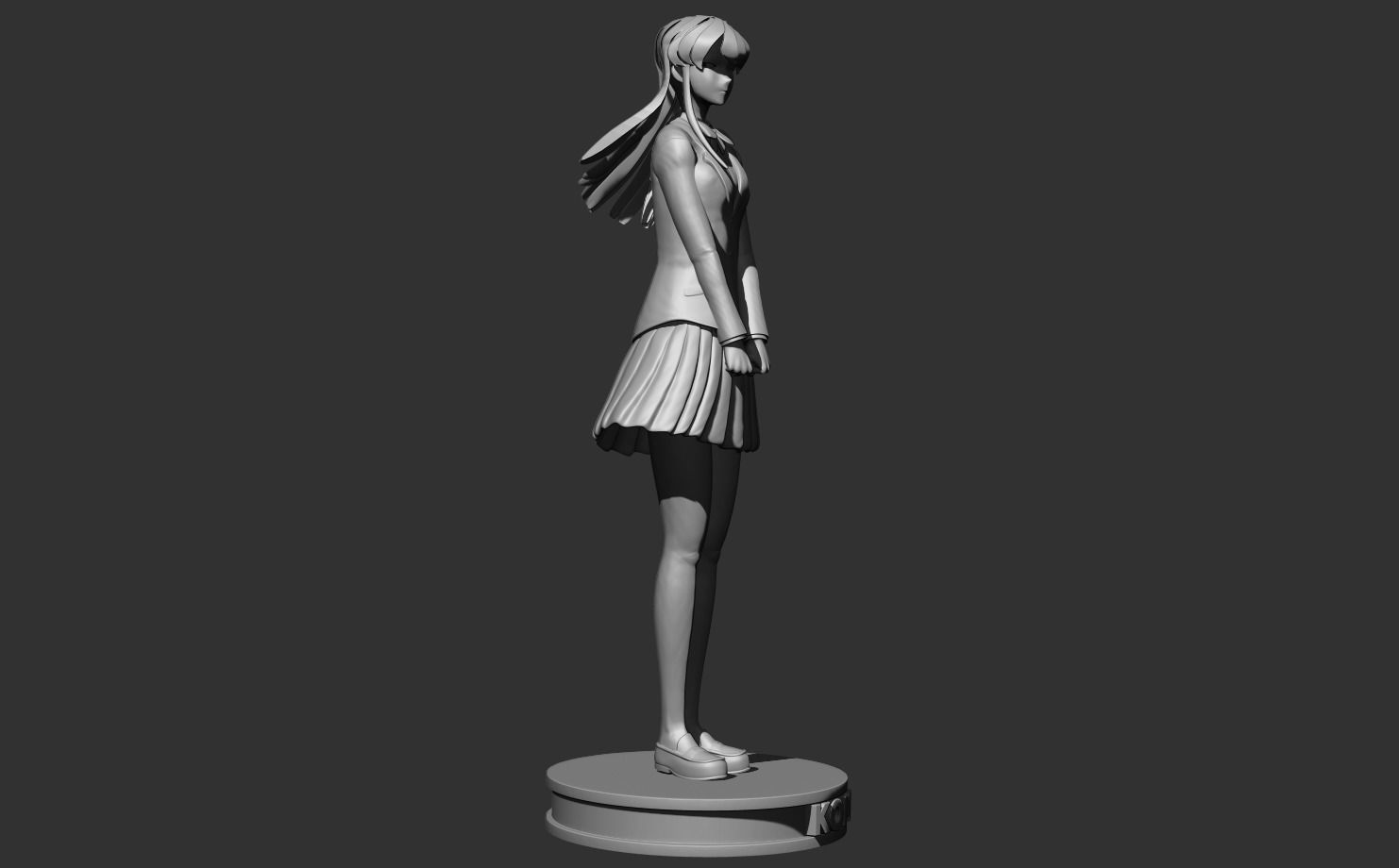 Komi san - Komi cant communicate 3D model 3D printable | CGTrader