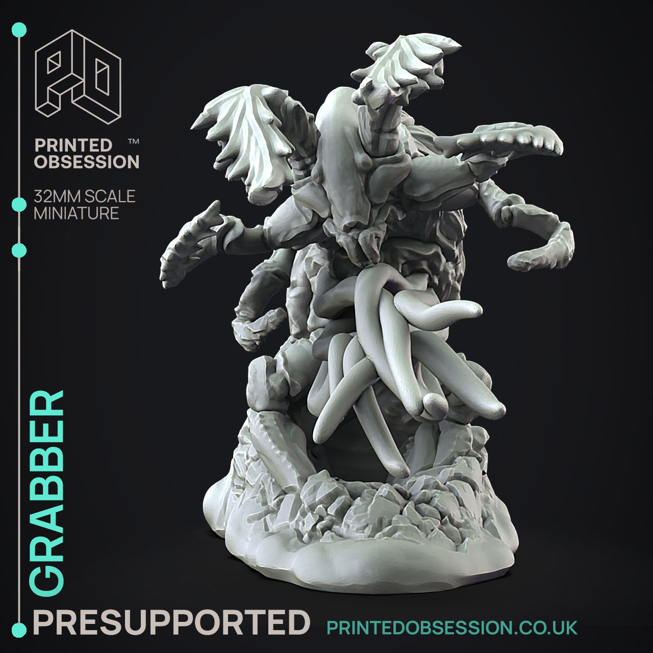 Grabber - 3D Printable TTRPG - PRESUPPORTED - 32mm Scale 3D model 3D ...