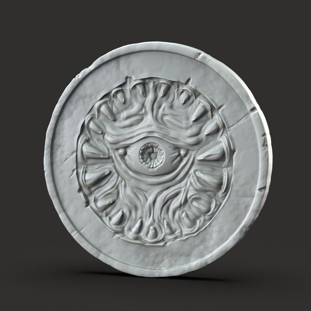 Coin Prop - 3D Printable TTRPG - PRESUPPORTED - 32mm Scale 3D model 3D ...