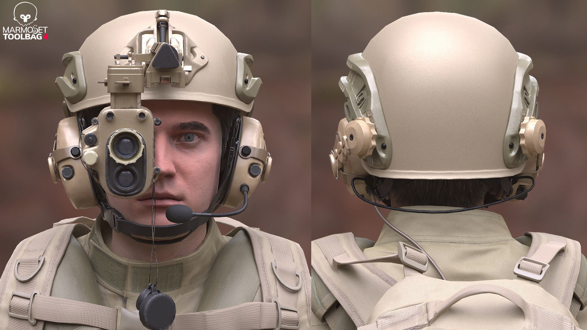 3D model Soldier - Rigged VR / AR / low-poly rigged animated | CGTrader