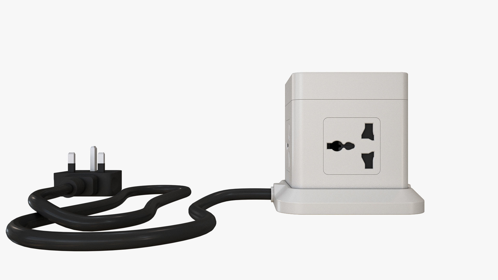 4-Way Tower Extension Lead 3D model | CGTrader