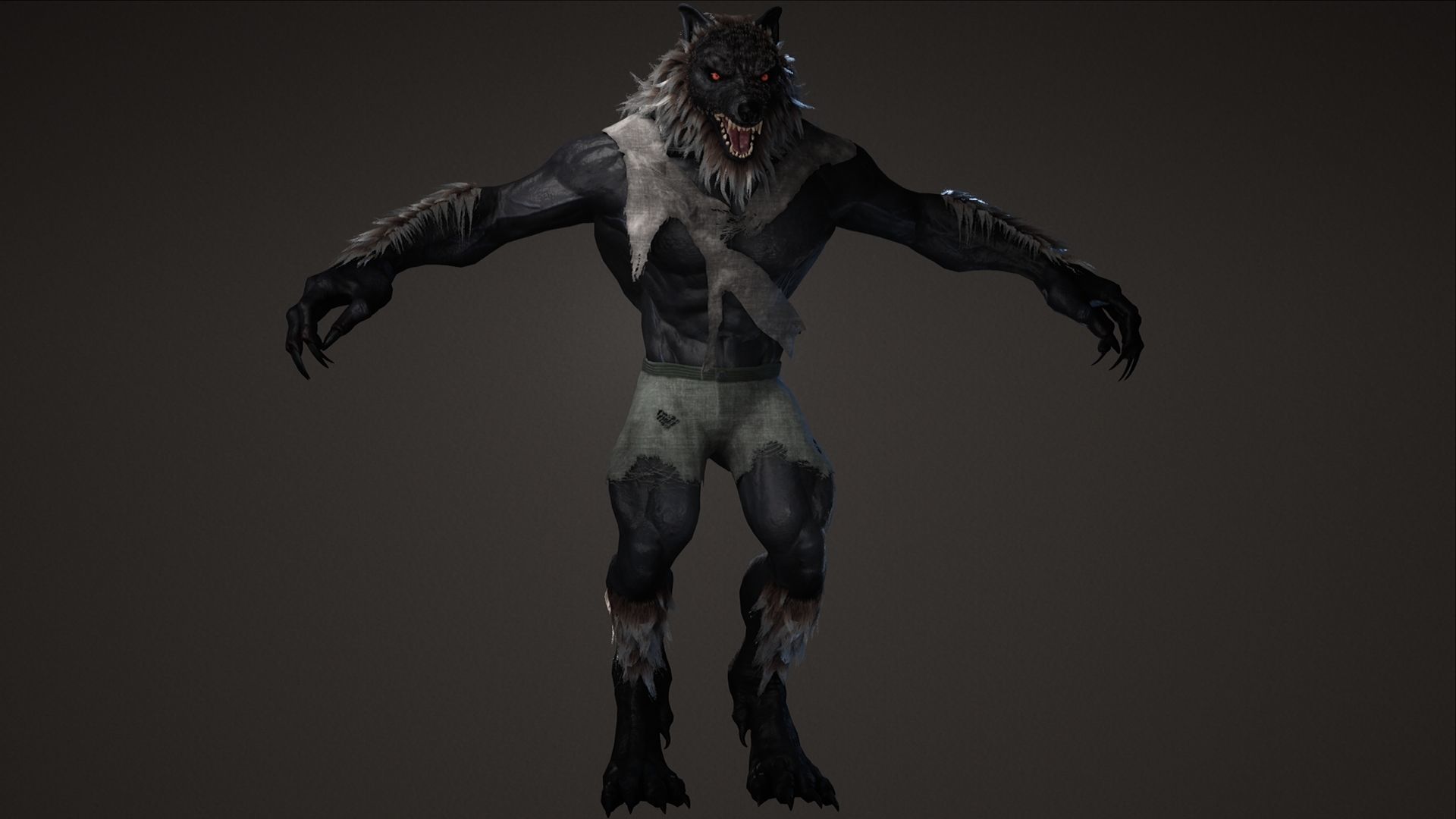 3D model Werewolf VR / AR / low-poly | CGTrader