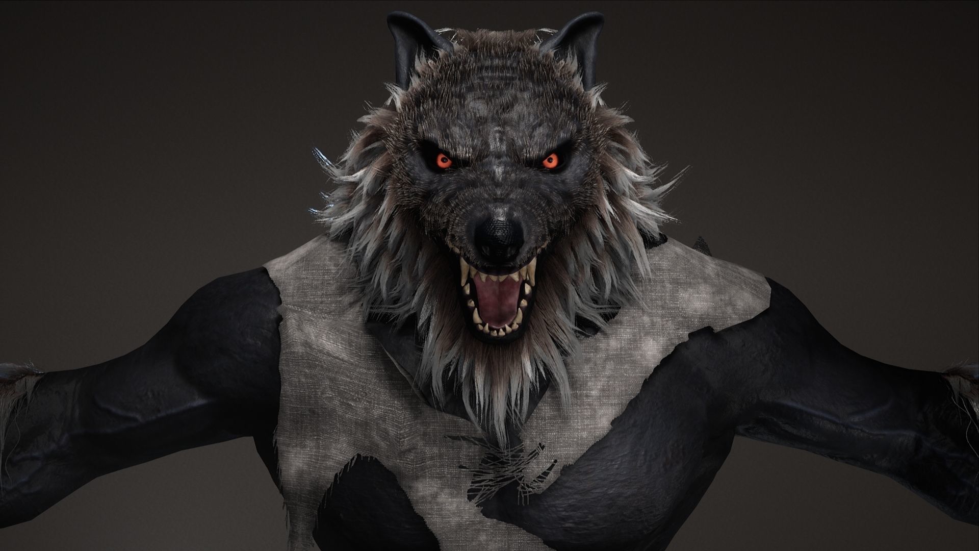 3D model Werewolf VR / AR / low-poly | CGTrader