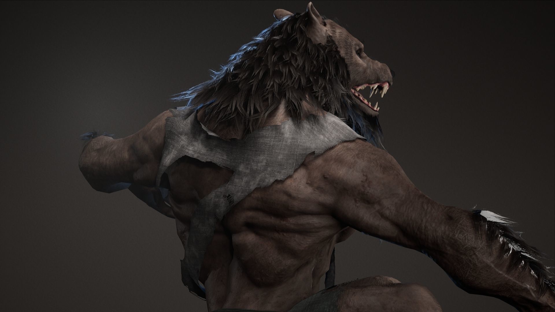 3D model Werewolf VR / AR / low-poly | CGTrader