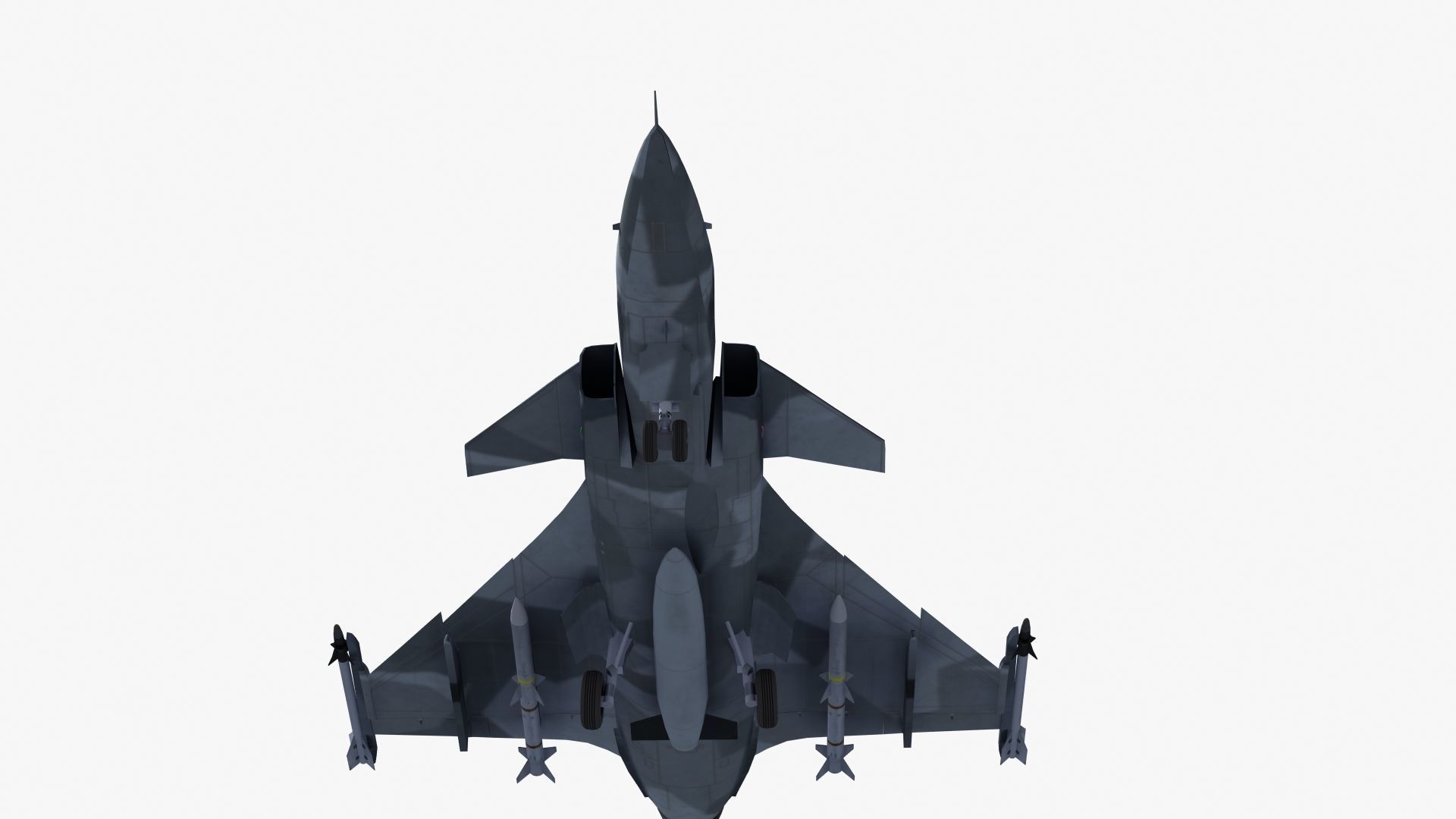 3D model JAS 39 Gripen VR / AR / low-poly | CGTrader