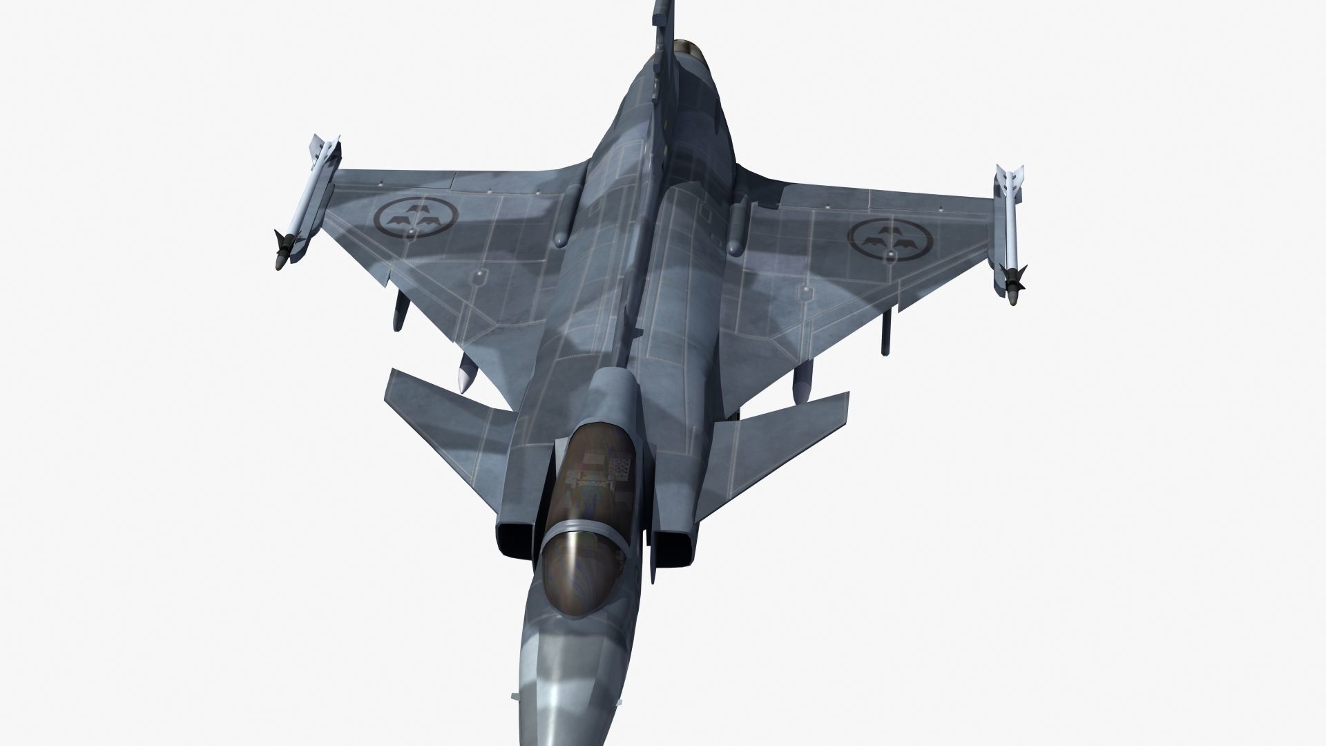 3D model JAS 39 Gripen VR / AR / low-poly | CGTrader