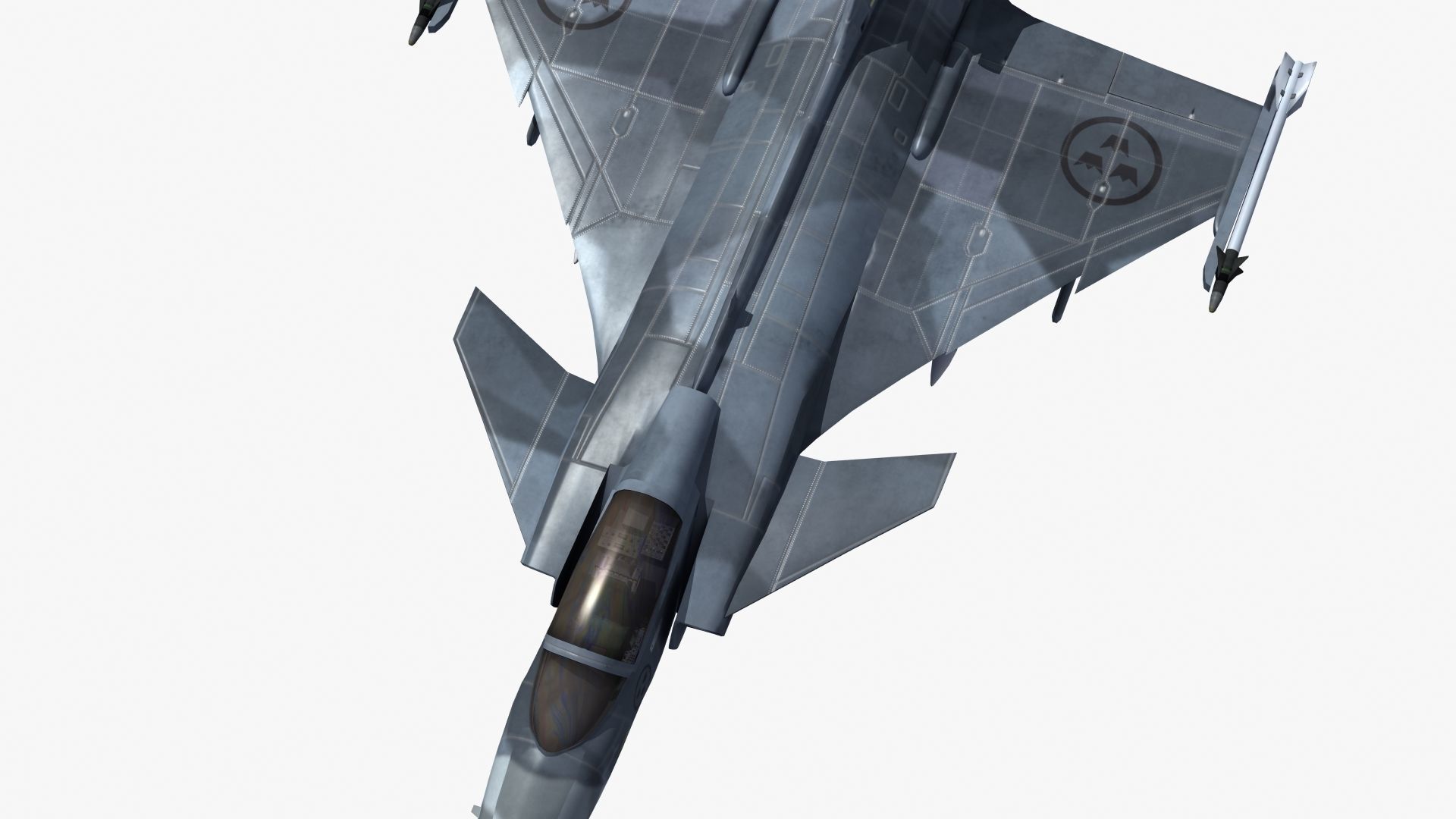 3D model JAS 39 Gripen VR / AR / low-poly | CGTrader