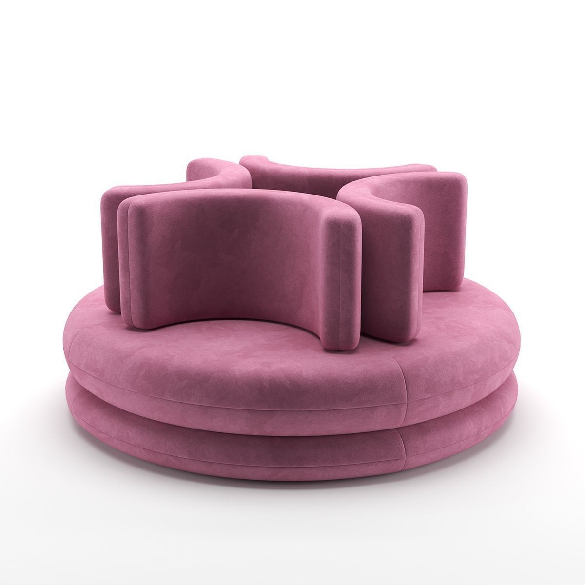 EASY ROUND SOFA free 3D model | CGTrader